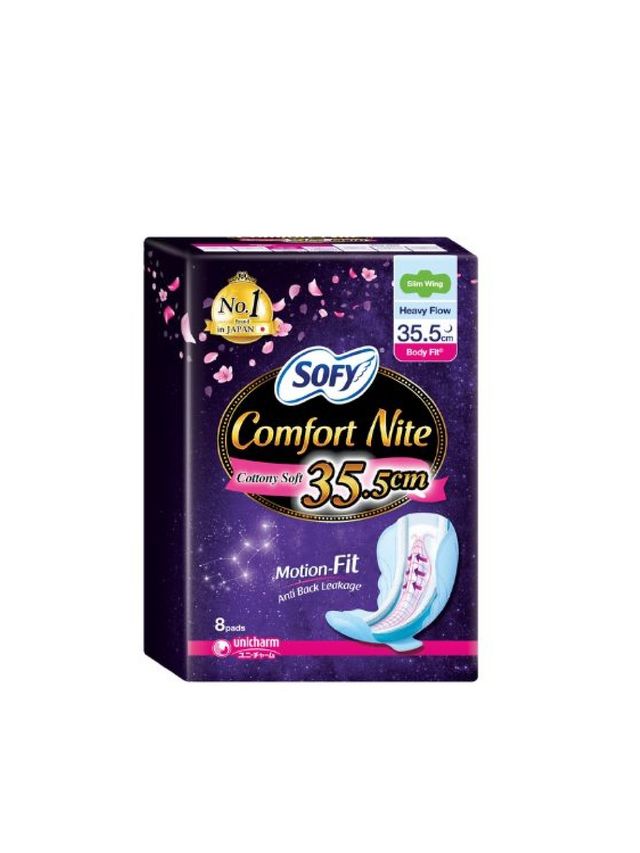 Sofy Comfort Nite Slim Wing Overnight Sanitary Na… | edamama